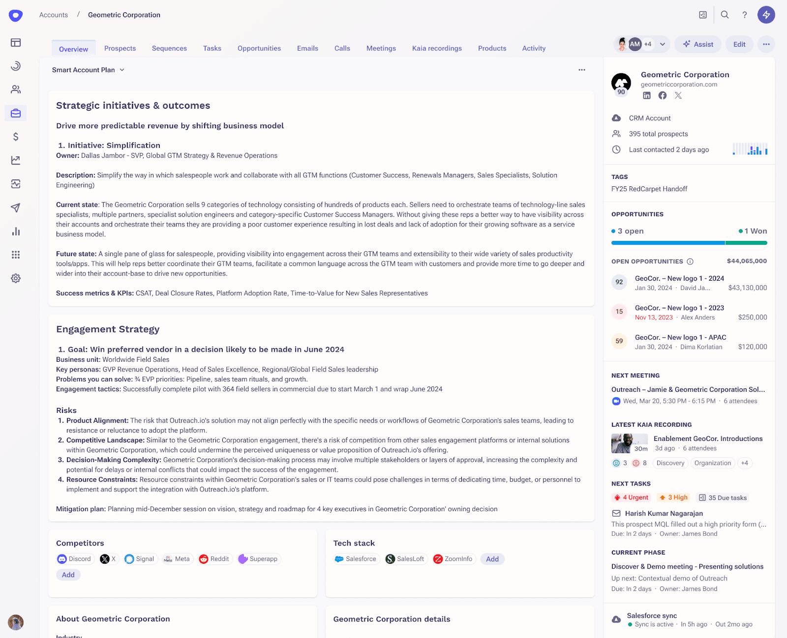Improve Sales Productivity: Prospect & Manage Accounts | Outreach
