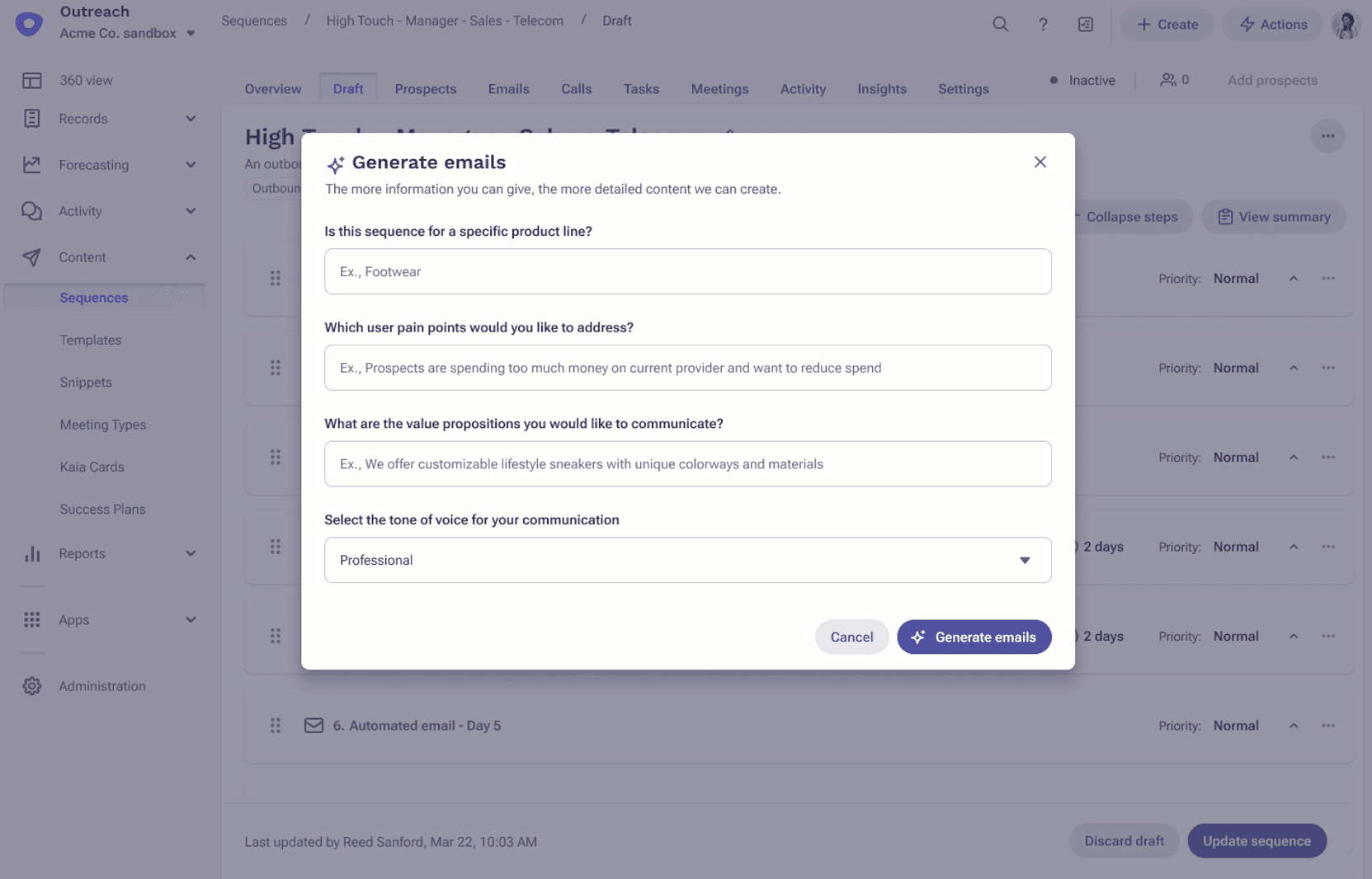 Improve Sales Productivity: Prospect & Manage Accounts | Outreach